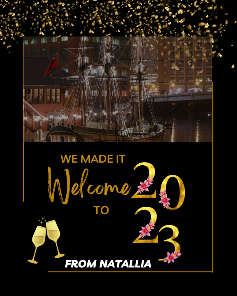 Happy New Year 2023! - Natallia Hunik, MBA